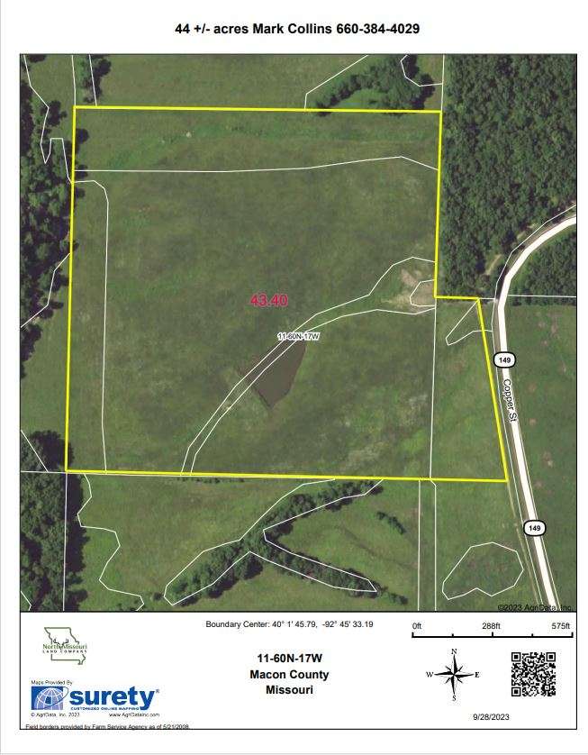 44 Acres in New Boston, MO